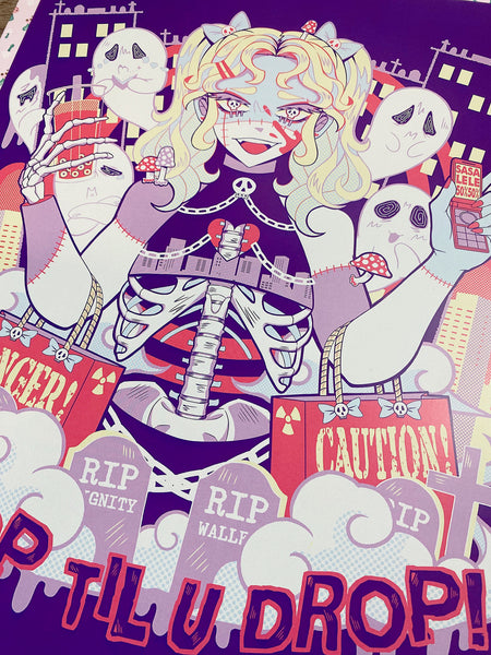 "Shop Til U Drop!" Print – Ibble's Scribbles